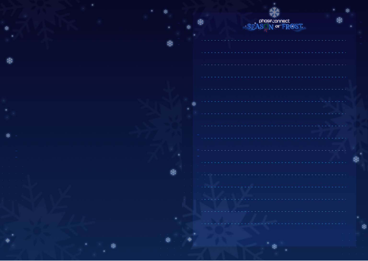 Phase Connect - Christmas Cards Day 2